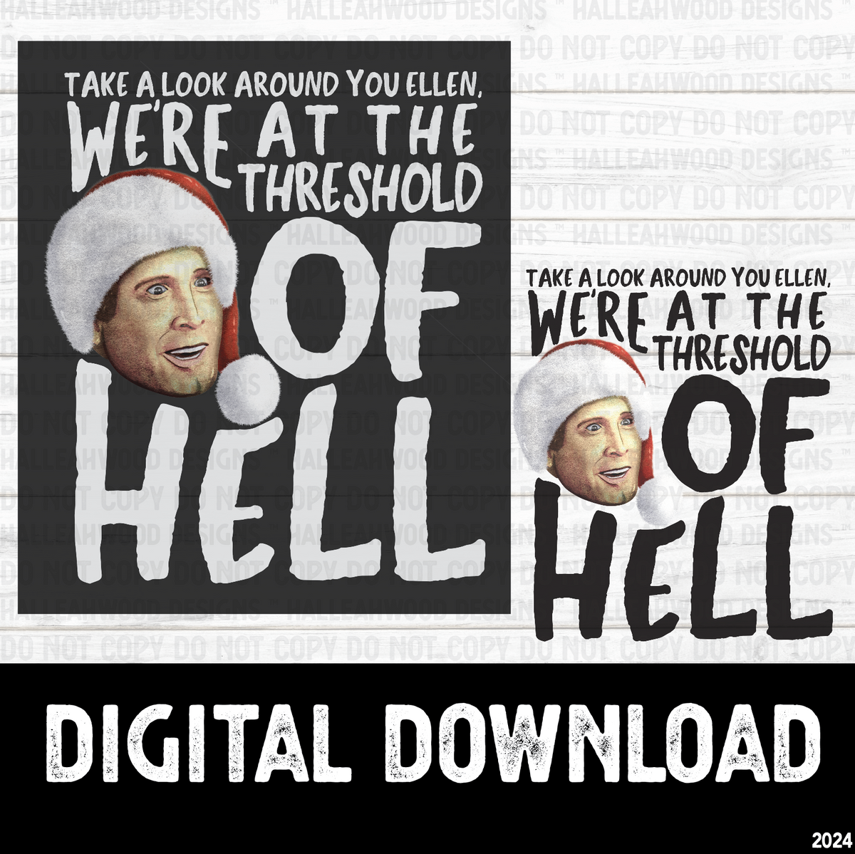 Threshold of Hell Christmas WITH FACE – Halleahwood