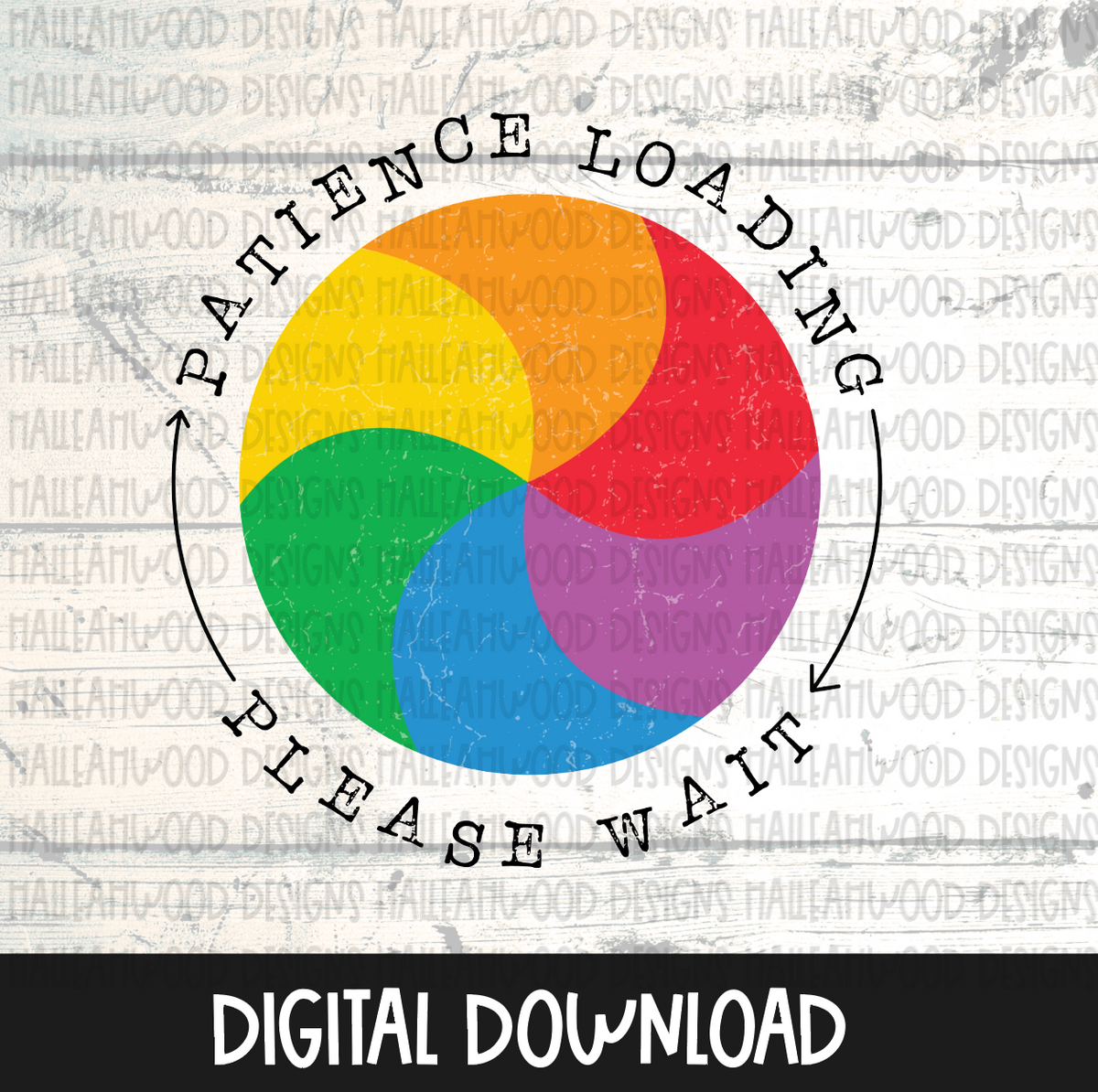 Patience Loading Pinwheel of Death – Halleahwood