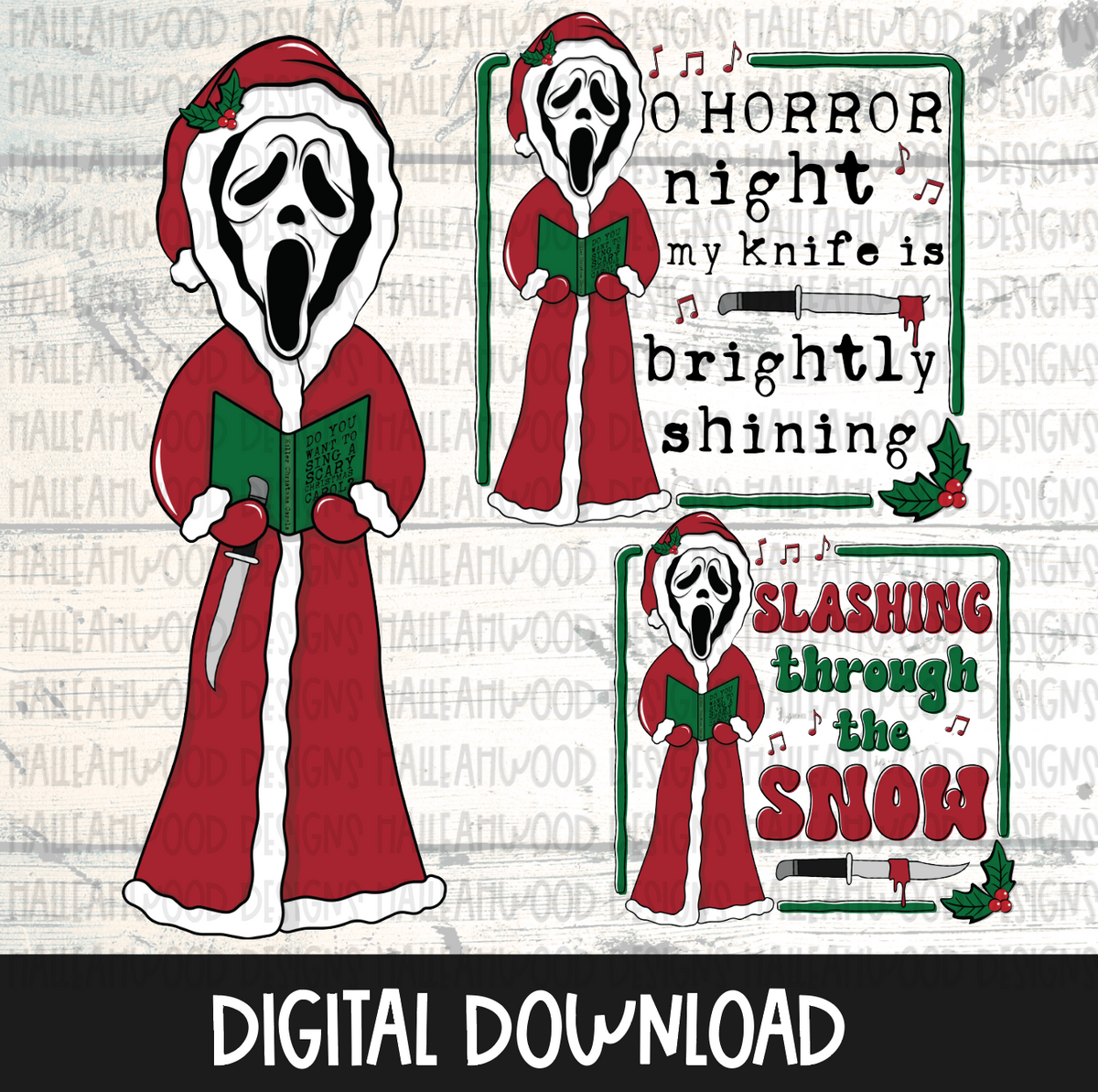Ghostface Christmas Caroling – Halleahwood