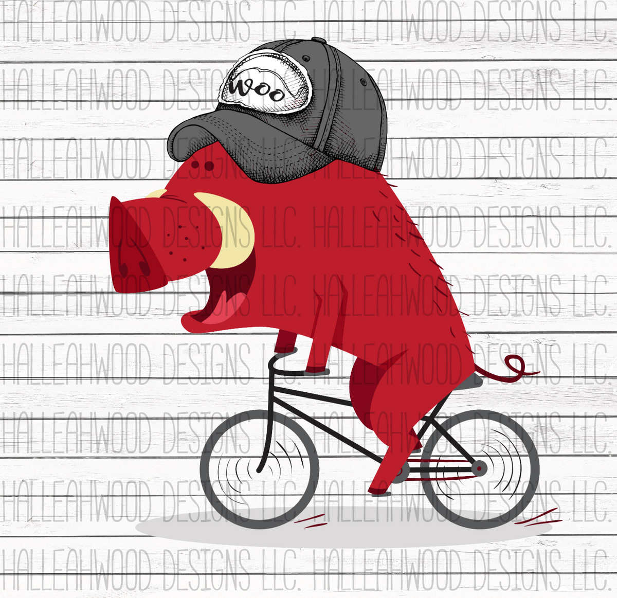 Hog on a bike – Halleahwood