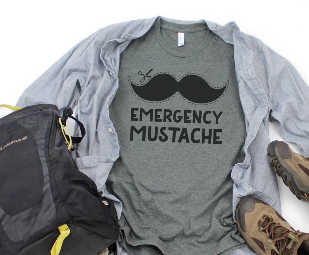 Emergency Mustache – Halleahwood