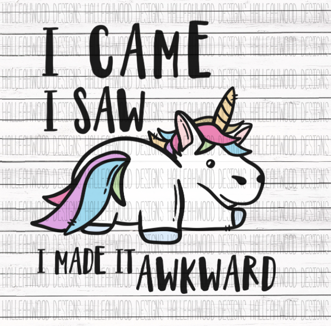 Awkward Unicorn – Halleahwood